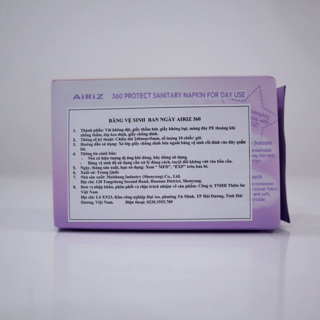 Băng vệ sinh ban ngày AiRiZ 360 - Tiens Việt Nam